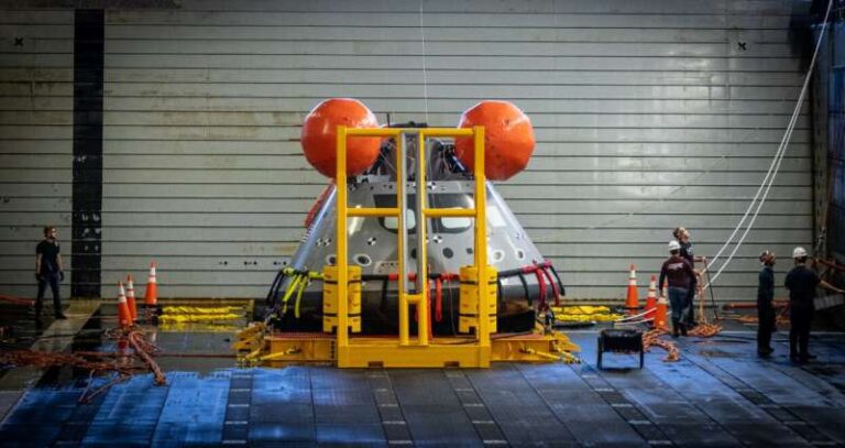 NASA tests beacon for safe recovery of astronauts
